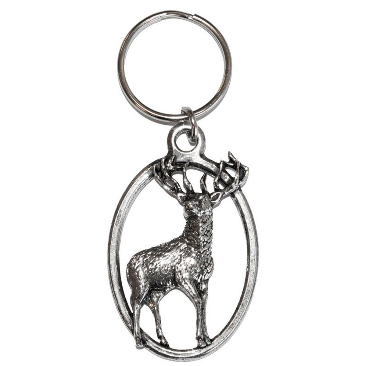 Pewter Keyring No.21 Stag | A.R & T.S Brown | ArdMoor