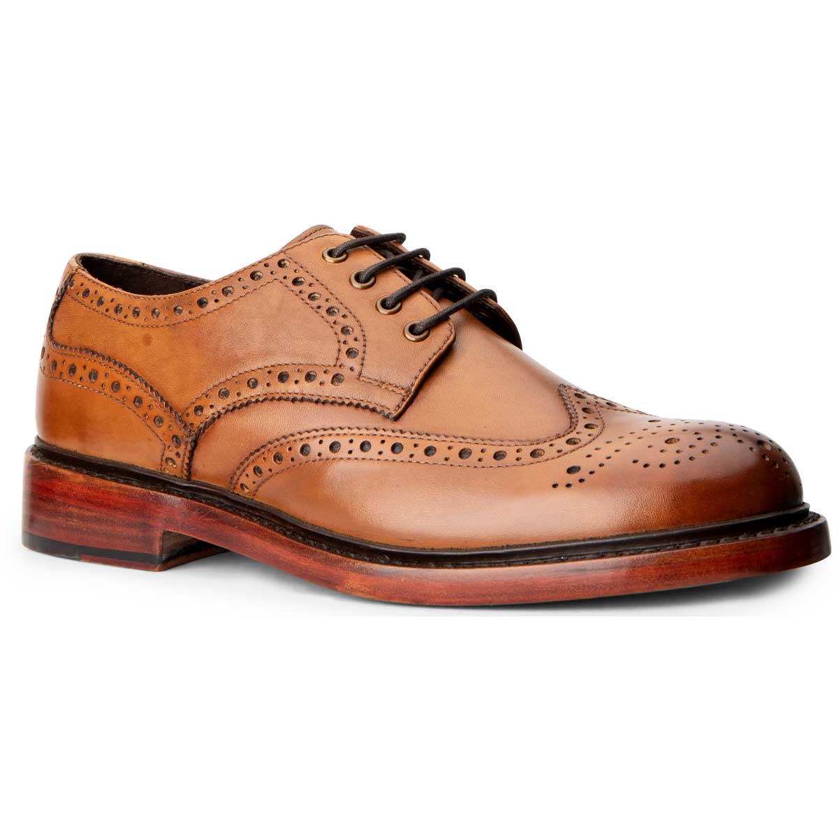Hoggs of Fife Muirfield Brogue Shoe - Rubber Sole | ArdMoor